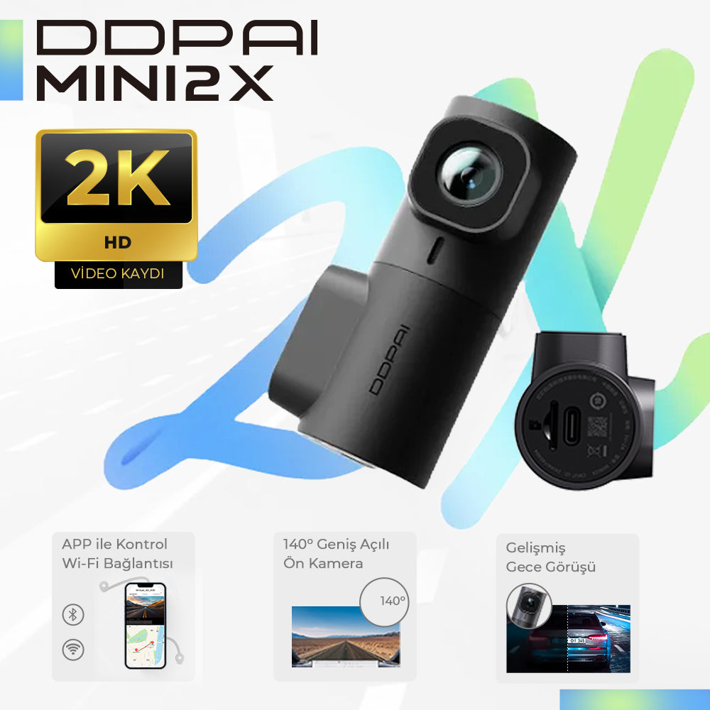 DDPAI MINI 2X Araç İçi Kamerası – MIEKO